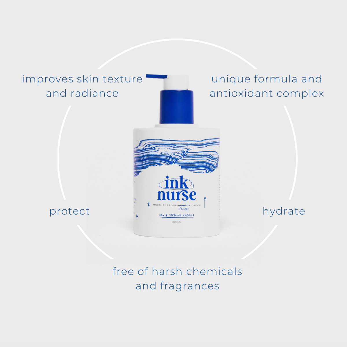 500ml Tattoo Aftercare Cream. Australia's Number 1 Seller. Ink Nurse